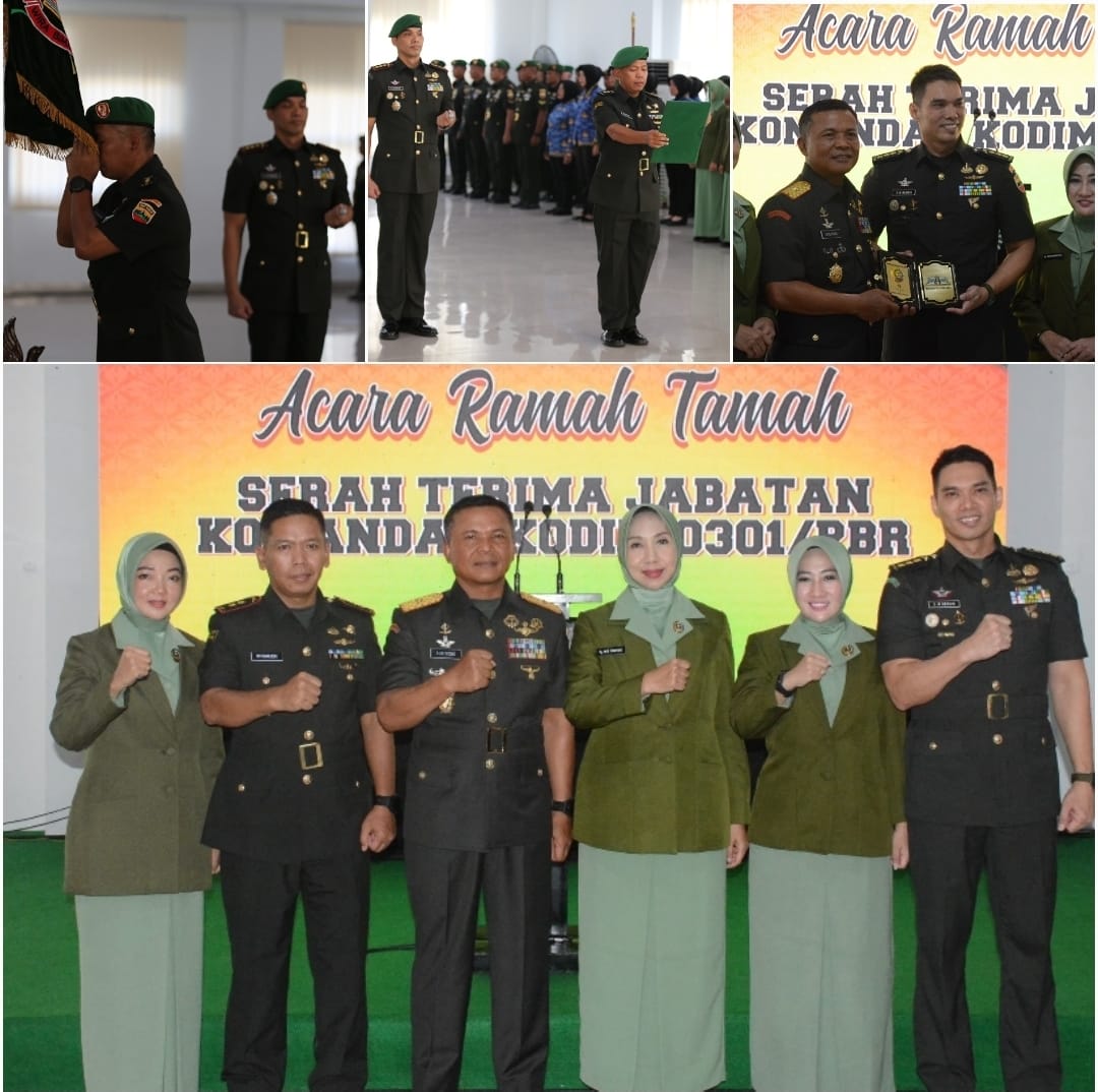 Danrem 031/Wira Bima Pimpin Serah Terima Jabatan dan Tradisi Satuan Dandim 0301/Pekanbaru - Time ...